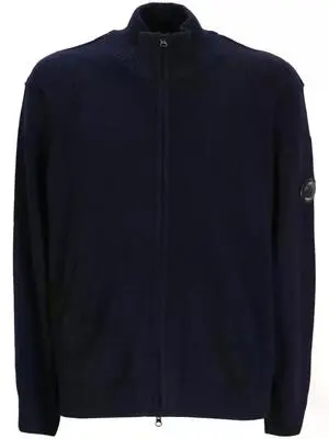 C.P. COMPANY Zipped Cardigan - Blue