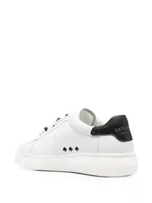 Kate Spade New York Polka-dot Lace Leather Sneakers