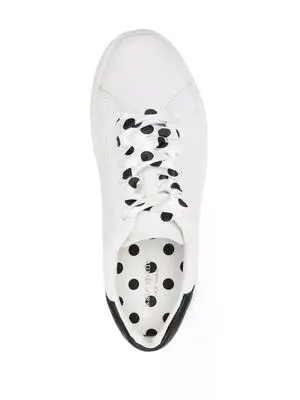 Kate Spade New York Polka-dot Lace Leather Sneakers