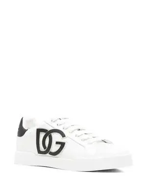 Dolce & Gabbana Logo-patch Lace-up Sneakers