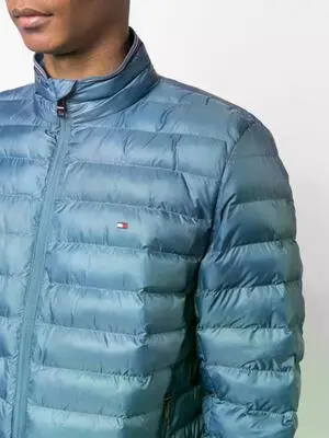 Tommy Hilfiger Padded Zip-up Puffer Jacket With Logo Patch