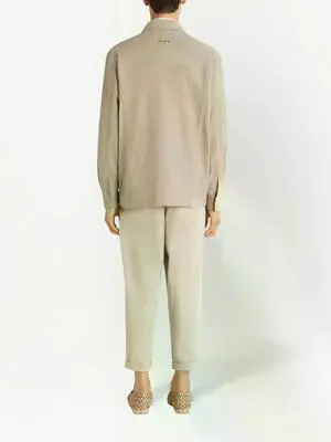 Etro Suede Safari Shirt Jacket