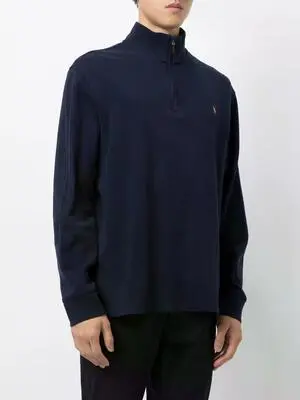 Polo Ralph Lauren High-neck Polo Sweatshirt - Blue
