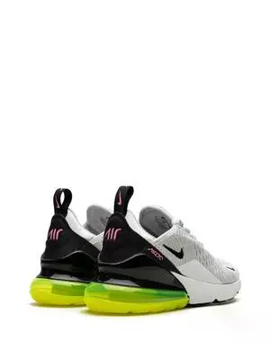 Nike Max 270 Pure Platinum Volt Sneakers - White