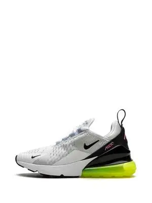 Nike Max 270 Pure Platinum Volt Sneakers - White