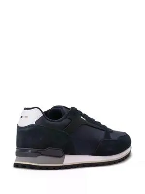 BOSS Suede-trimmed Mesh Sneakers