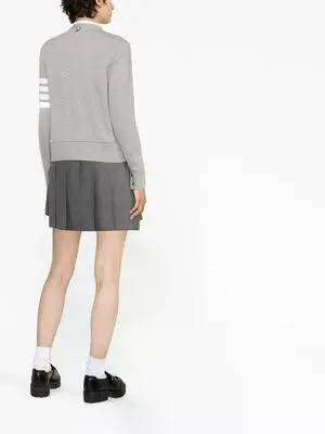 Thom Browne 4-bar Stripe V-neck Cardigan