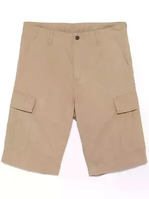 Carhartt Work In Progress Logo-patch Cargo Shorts - Brown