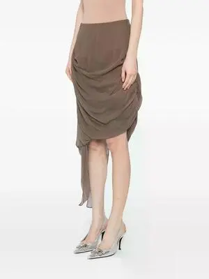 JNBY Asymmetric Draped Skirt