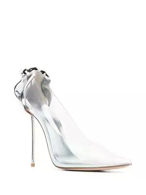 LE SILLA Petalo Pointed Pumps - Grey