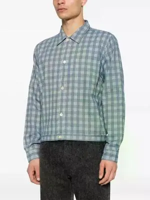 TAIGA TAKAHASHI Checked Shirt Jacket