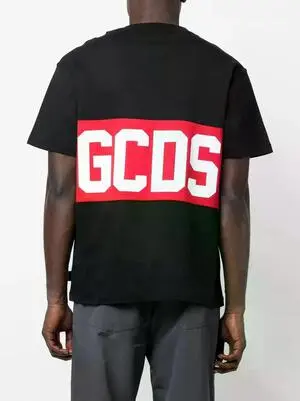 Gcds Band Logo-print T-shirt - Black