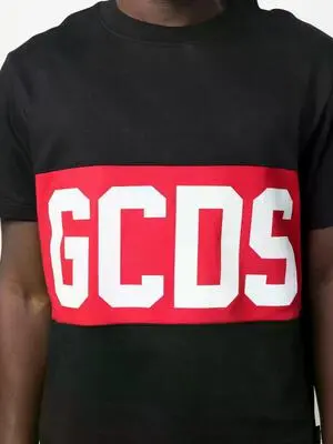 Gcds Band Logo-print T-shirt - Black