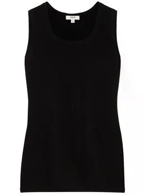 AGOLDE Poppy Ribbed Tank Top - Black
