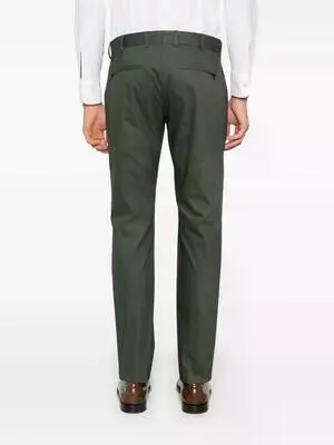 PT TORINO Mid-rise Tapered Chinos - Green