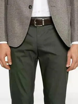 PT TORINO Mid-rise Tapered Chinos - Green