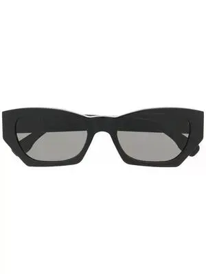 RETROSUPERFUTURE Amata Rectangular Frame Sunglasses - Black