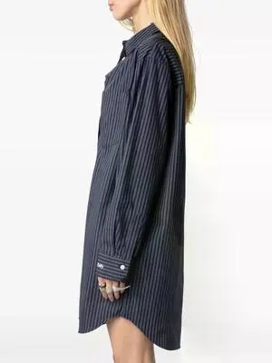 Zadig&Voltaire Rorning Pop" Mini Shirt Dress - Blue