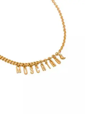 Moschino Lettering Necklace