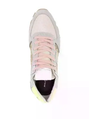Philippe Model Tropez Haute Lace-up Sneakers - Grey