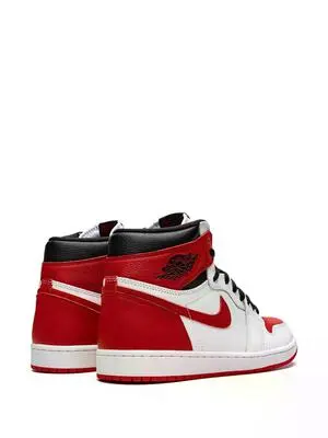 JORDAN Air 1 Retro High Heritage Sneakers - Red