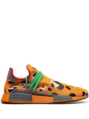 Adidas Nmd Hu Animal Print Lace Up Sneakers - Orange