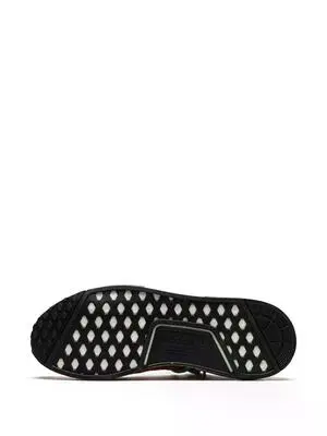 Adidas Nmd Hu Animal Print Lace Up Sneakers - Orange