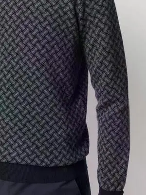 DRUMOHR Patterned Jacquard Knit Jumper