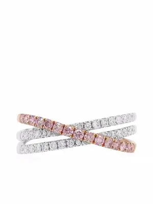 HYT JEWELRY 18kt Gold Pink Diamond Engagement Ring - Silver