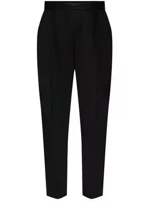 Helmut Lang Virgin Wool Trousers - Black