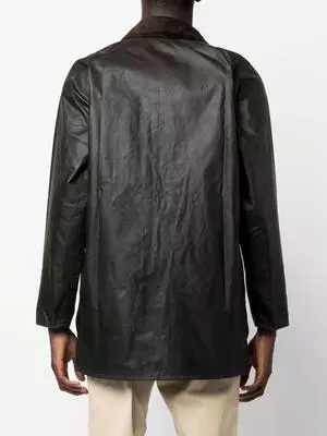 Barbour Waxed Cotton Coat - Brown