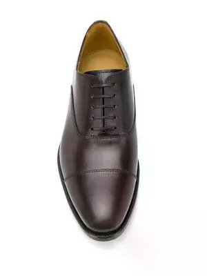 SCAROSSO Giove Marrone Oxford Shoes - Brown