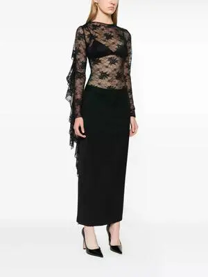 Oseree Scarf Detail Bodysuit