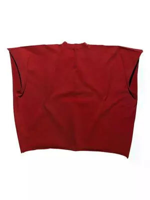 MAINLESS Cotton T-shirt With Raw-cut Hem