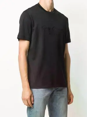 Giorgio Armani Embroidered Logo T-shirt
