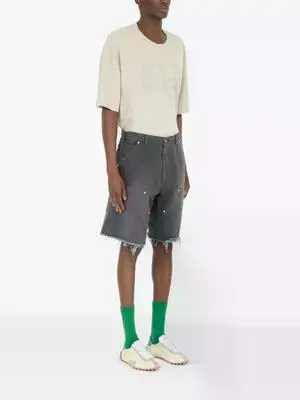 MAISON MARGIELA Denim Carpenter Shorts - Grey
