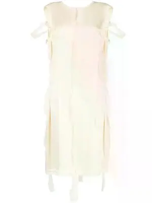 MAISON MARGIELA Ripped Midi Dress - Neutrals