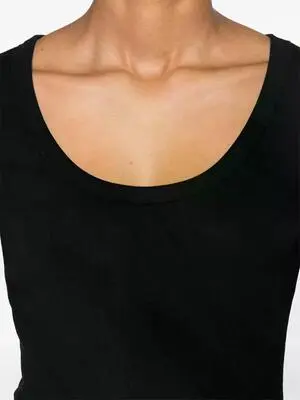 TOTEME Ribbed Long-sleeve Top - Black