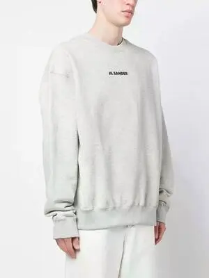 JIL SANDER Logo-print Cotton Sweatshirt