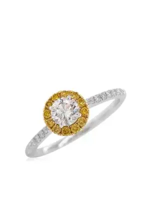 HYT JEWELRY 18kt White Gold Diamond Ring