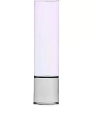 ICHENDORF MILANO Extra-large Grooved 'bamboo' Vase - Grey