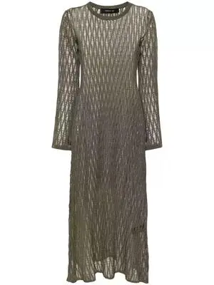 Federica Tosi Knitted Maxi Dress - Green