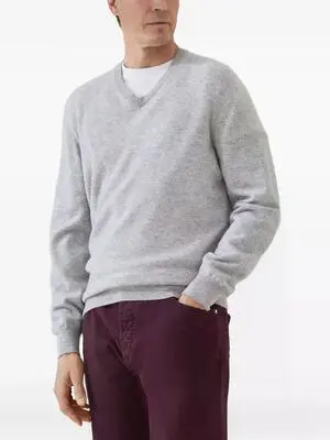 Brunello Cucinelli V-neck Cashmere Jumper