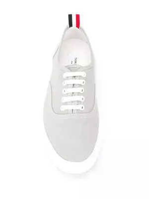 Thom Browne Heritage Canvas Sneakers - Grey