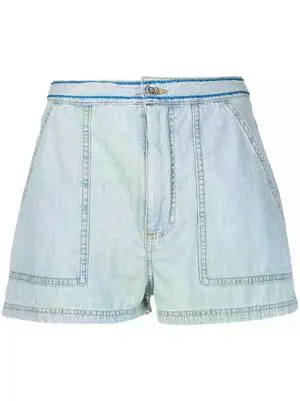 Marni Embroidered Logo Denim Shorts
