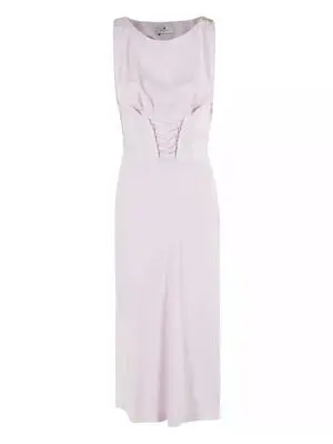 Elisabetta Franchi Corset Midi Dress