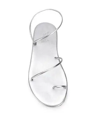 ANCIENT GREEK SANDALS Kansiz Slingback Sandals - Silver