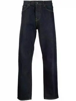 Carhartt Work In Progress Mid-rise Straight-leg Jeans - Blue