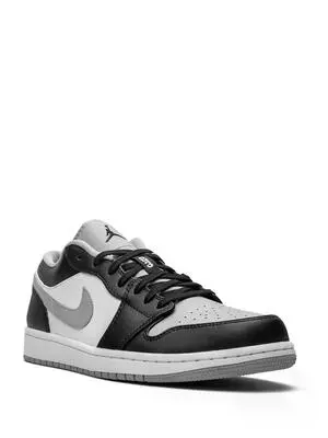 JORDAN Air 1 Low Light Smoke Grey Sneakers - Black