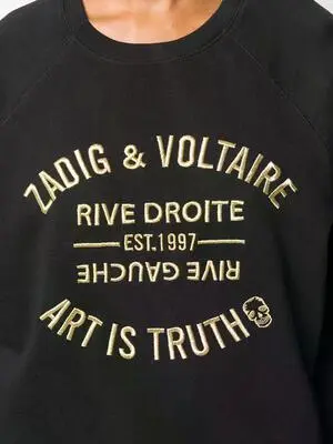 Zadig&Voltaire Art Is Truth Embroidered Sweatshirt